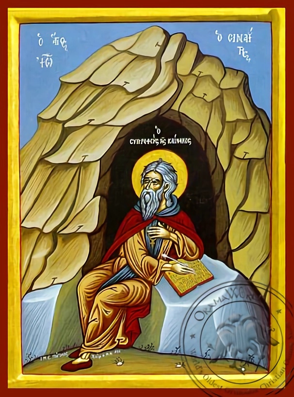 Saint John of Climax - Hand-Painted Icon | OramaWorld.com
