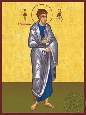 Saint Philip the Apostle Full Body - Hand Painted Icon | OramaWorld.com