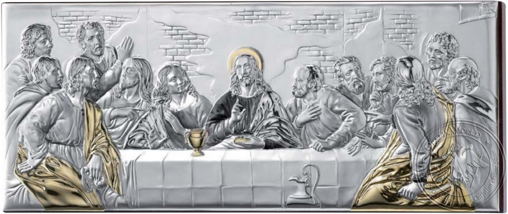 The Last Supper - Silver Icon | OramaWorld.com
