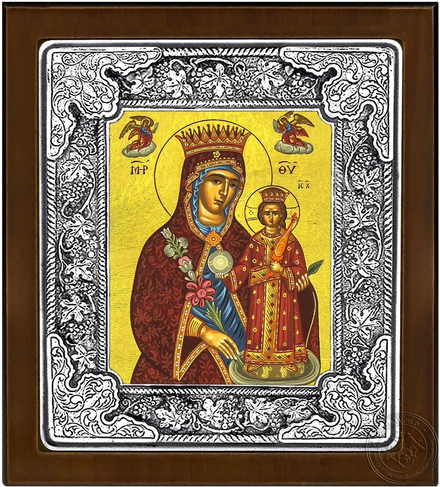 Unwithering Rose - Silver Icon | OramaWorld.com