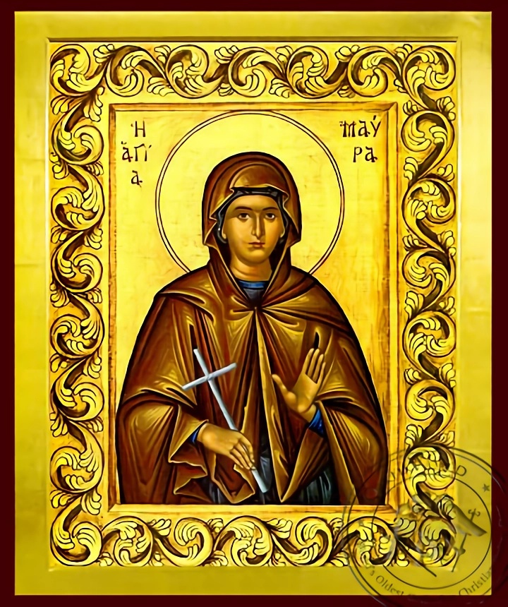 Saint Maura, Martyr - Byzantine Icon | OramaWorld.com
