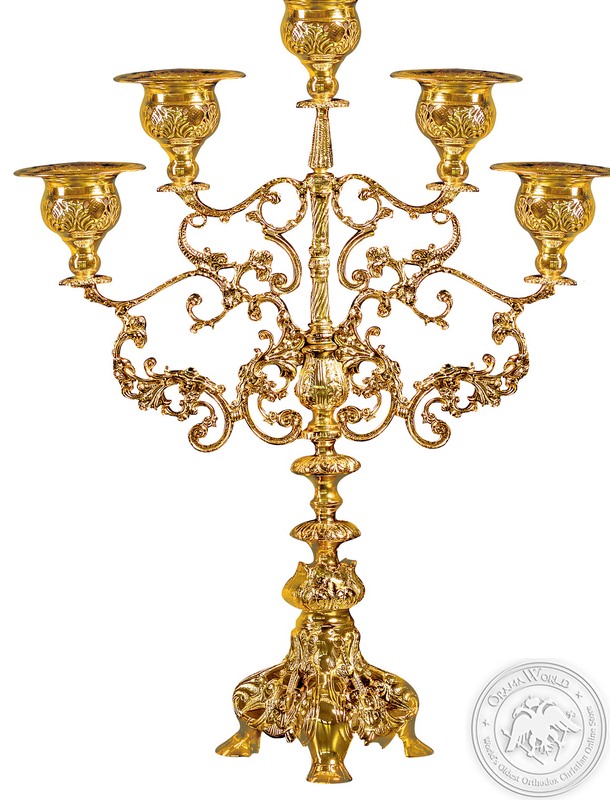 Holy Table Five-Candles Candlestick | OramaWorld.com