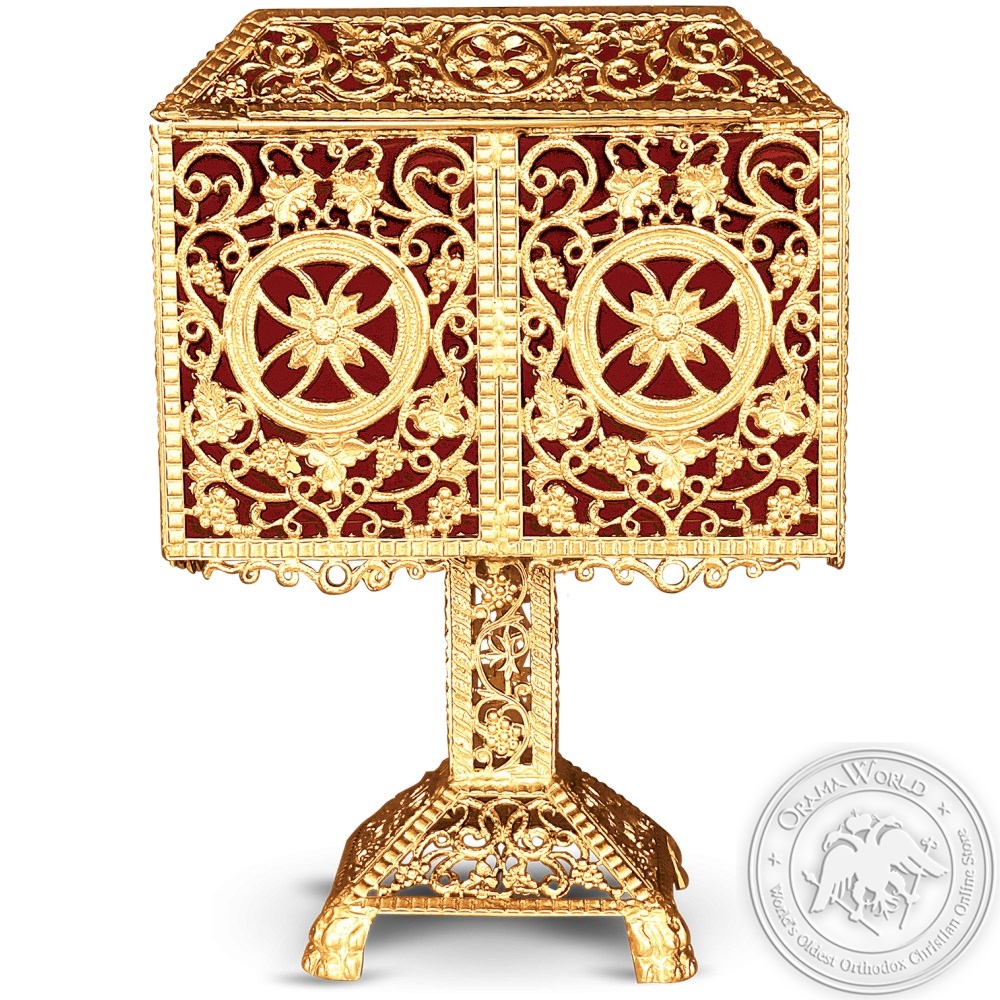 Used Candle Box Aluminium Gold Plated | OramaWorld.com