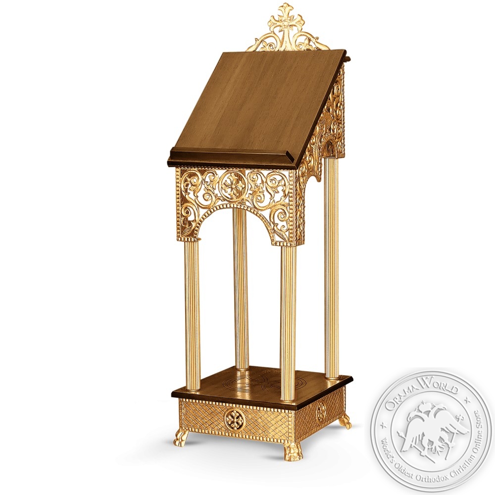 Icon Stand Aluminum Gold Plated | OramaWorld.com