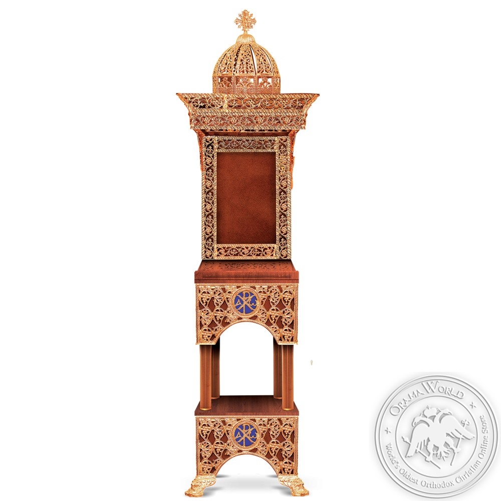 Icon Stand Aluminum Gold Plated | OramaWorld.com