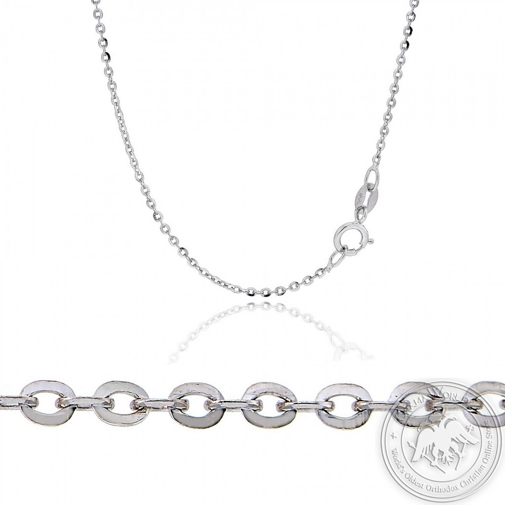Neck Chain made of 14K White Gold | OramaWorld.com