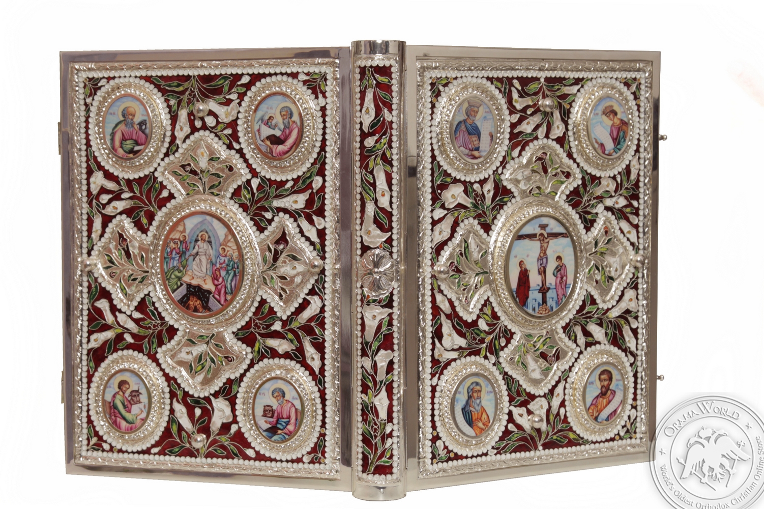 Enamel Silver-Plated Gospel Lily | OramaWorld.com