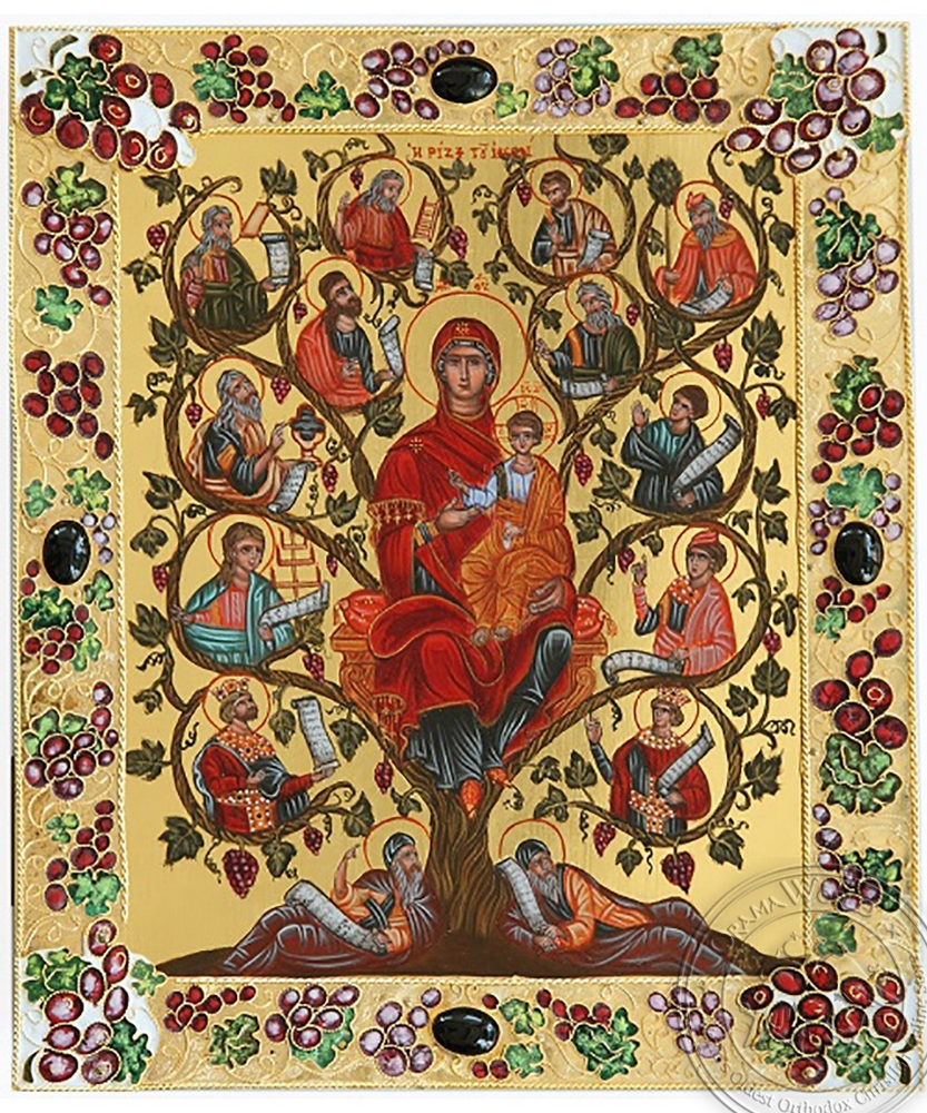 Jesse Tree - Hand-Painted Icon | OramaWorld.com