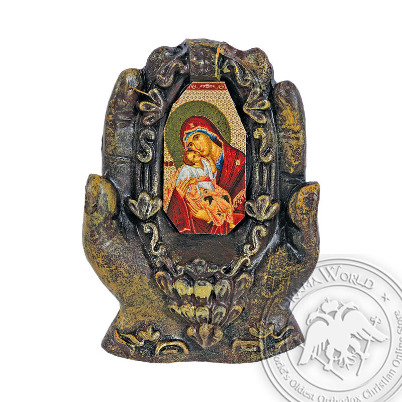 Christian Magnet - "Hands" decorated with Metal Icon | OramaWorld.com