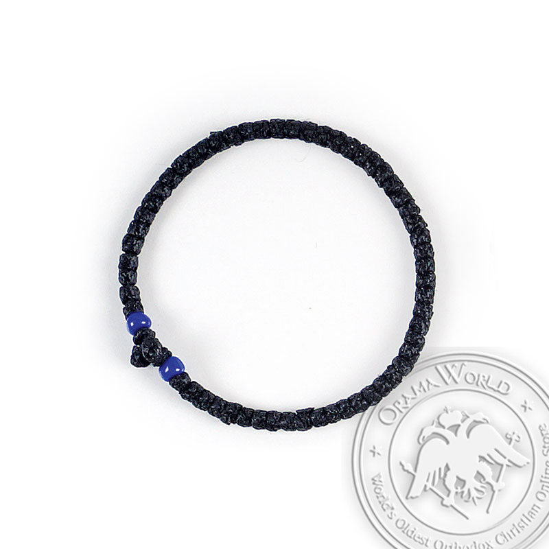 Prayer Rope with Thin Black Knots | OramaWorld.com
