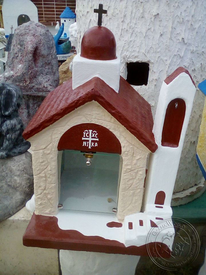 Handmade Small Stone Chapel - Design D | OramaWorld.com