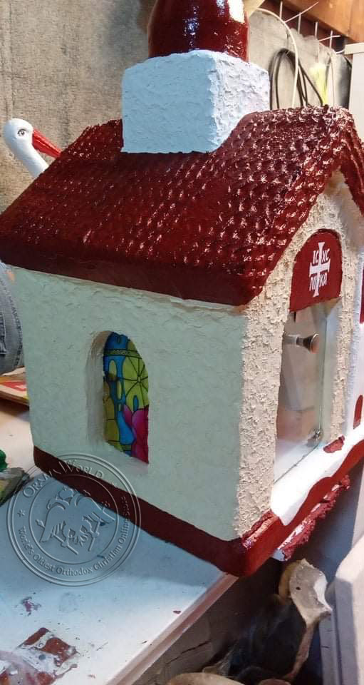 Handmade Small Stone Chapel - Design D | OramaWorld.com