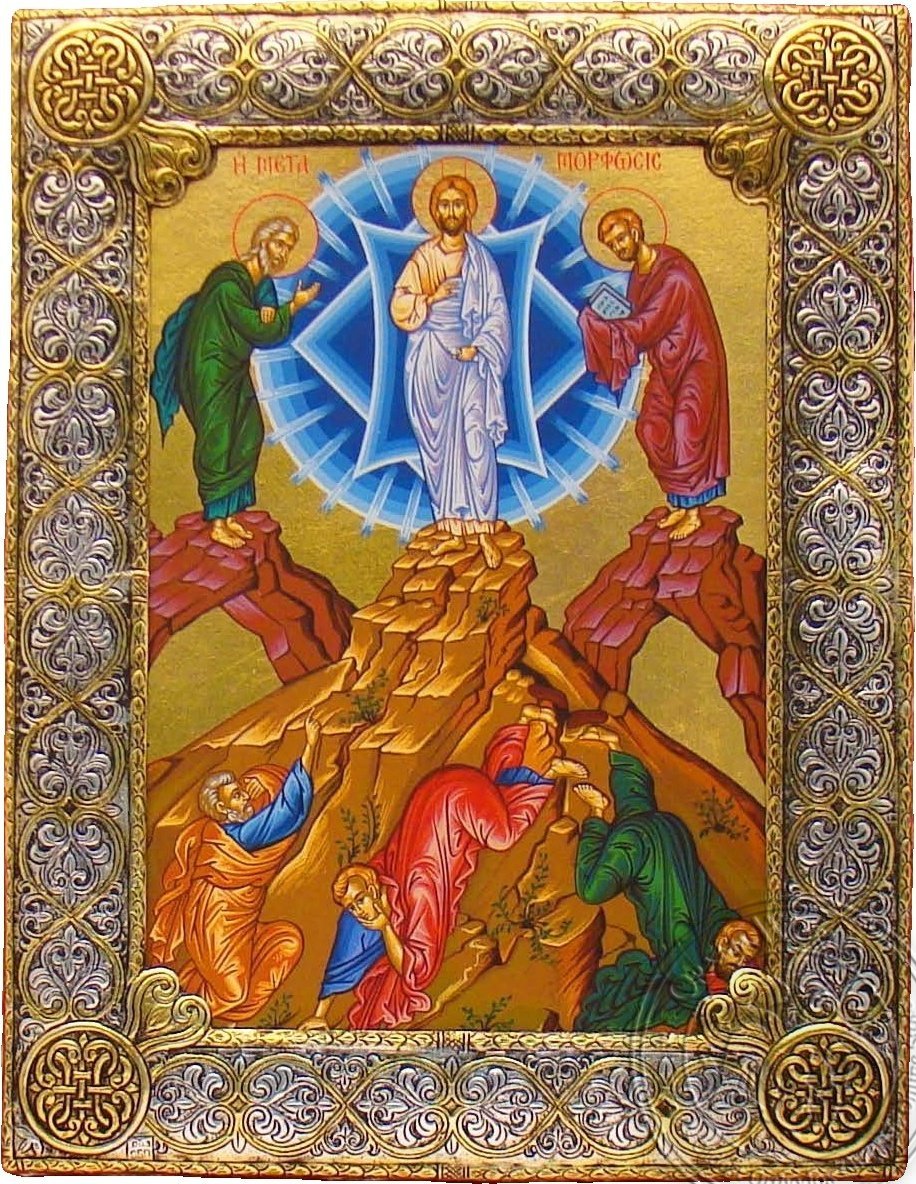 The Transfiguration - Silver Gold Icon | OramaWorld.com